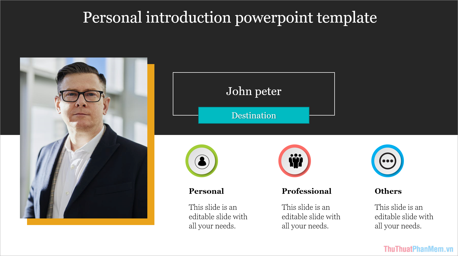 Beautiful Self introduction PowerPoint Templates 2023 Free Download UP SKILL TOP